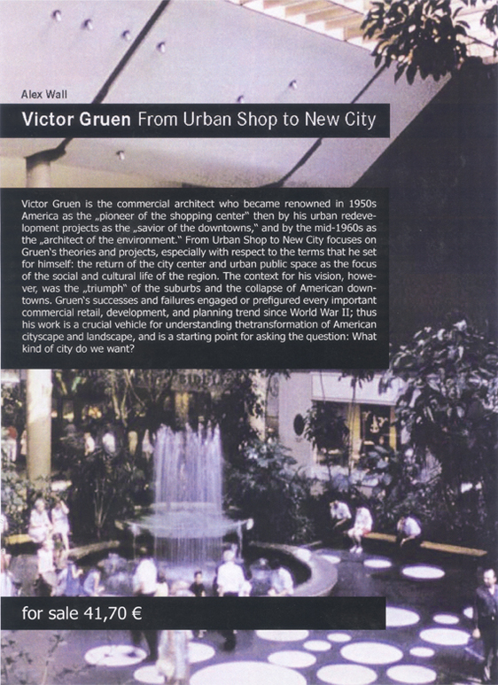 KIT - ARCH - IESL - STBA - Publications - victor gruen